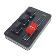 RGB Mini 3 Keys Keyboard Bluetooth Copy Paste Keyboard Gaming Hotswap ...