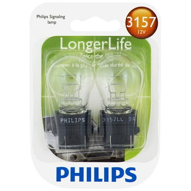 Philips Standard Miniature 3157, Clear, Push Type, Always Change In ...