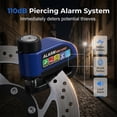 110dB Alarm Disc Brake Lock, 7mm Pin Anti-Theft Motorcycle Lock ...
