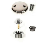 Walk In Bath Tub Overflow and Drain in Chrome Finish - Walmart.com