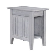 Nantucket End Table with Charging Station in White - Walmart.com