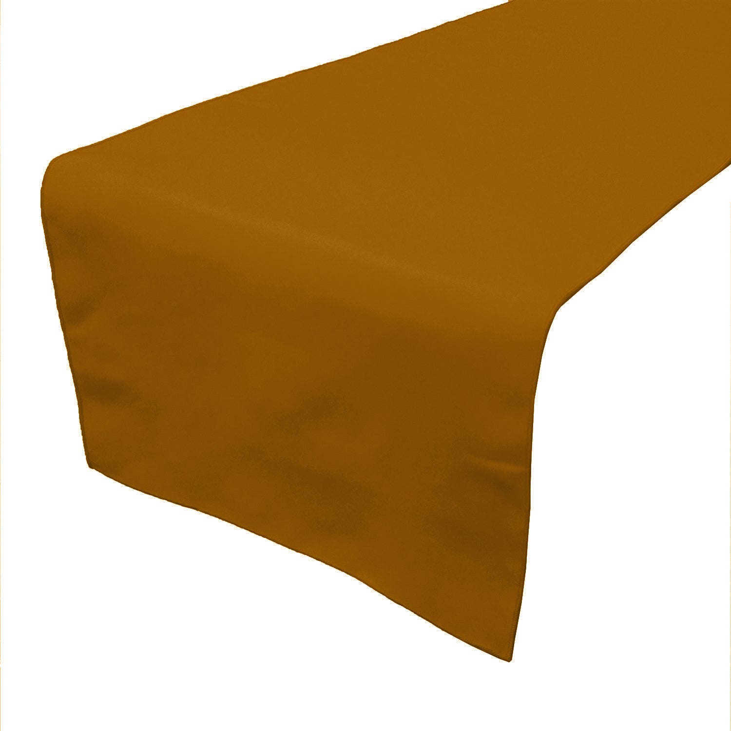 Poplin Table Runner Solid Mustard Dark Gold - Walmart.com