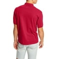 Hanes Men's EcoSmart Cotton Jersey Polo Shirt with Pocket (2-pack ...