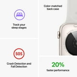 Apple Watch SE (2nd Gen) GPS 40mm Silver Aluminum Case with White Sport ...