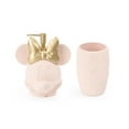 Disney Minnie Mouse Blush Pink 4 Piece Bathroom Accessory Set - Walmart.com