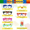 12 Pcs DIY Building Bricks Glasses Building Blocks Games for Kids ...