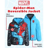 Marvel Boys’ Avengers Spider-Man Reversible Jacket – Sherpa Fleece ...