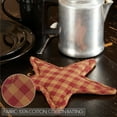 VHC Brands Classic Country Primitive Tabletop & Kitchen Red Star Trivet ...