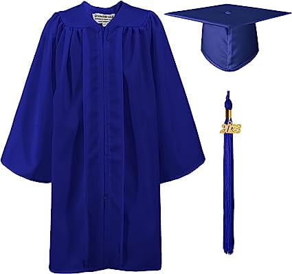 Toga de graduación para niños en edad preescolar y gorro de graduación ...