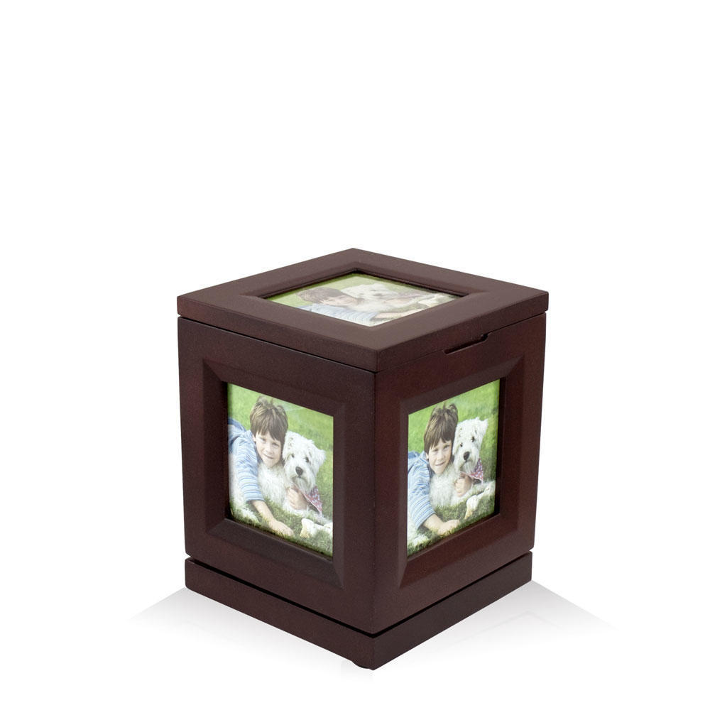 Perfect Memorials Small Photo Cube Rotating Cremation Urn - Walmart.com