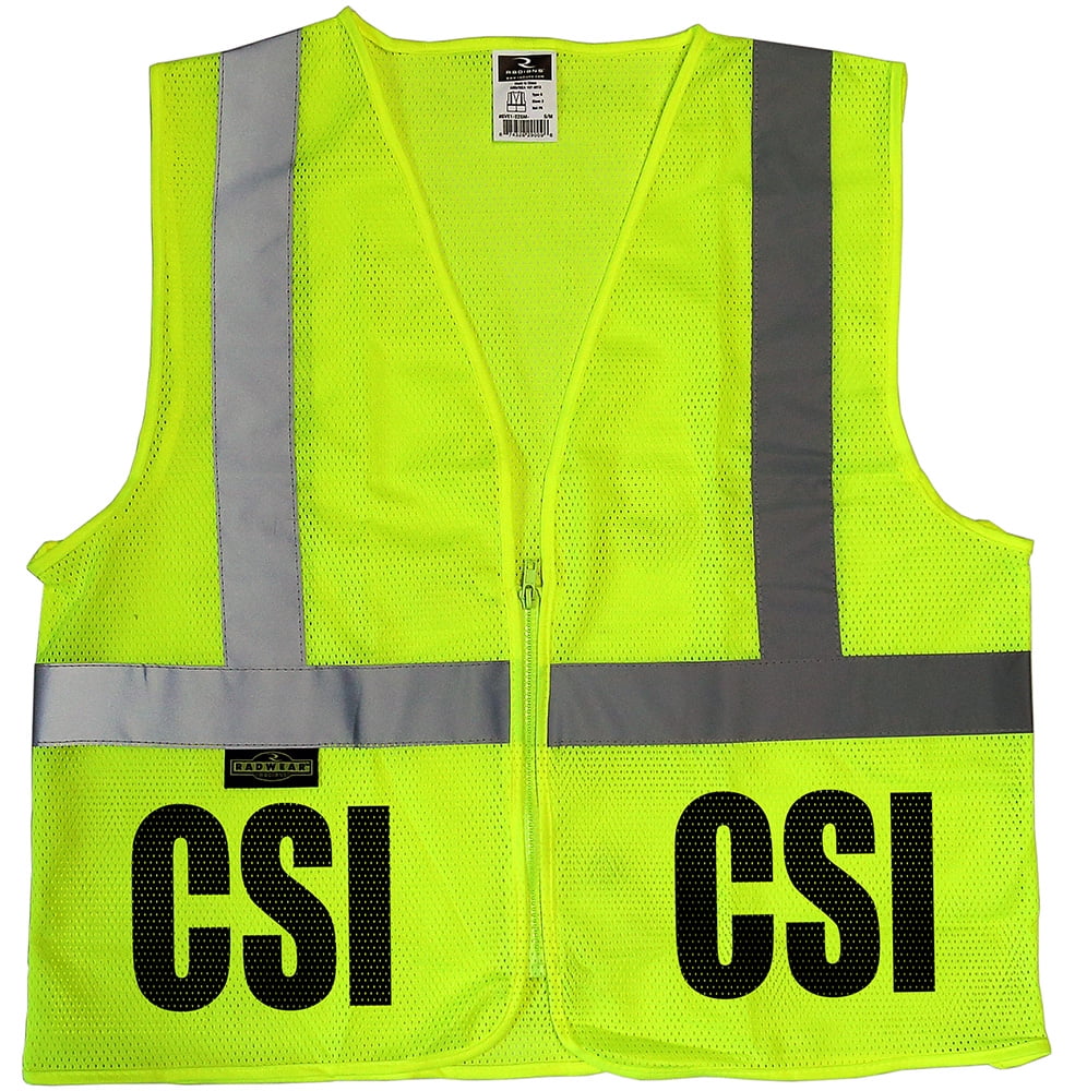 CSI safety vest, Crime Scene Investigation vest, High Visibility vest ...