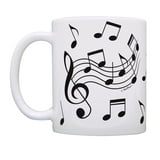 ThisWear Music Lovers Gifts Music Notes Mug Music Themed Gift Music ...