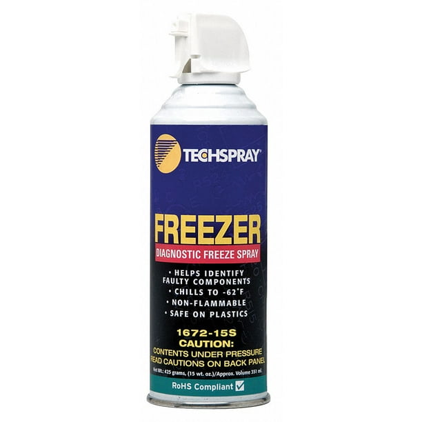 Techspray Diagnostic Freezer,Trig Spray Can,15 oz 1672-15S - Walmart.com