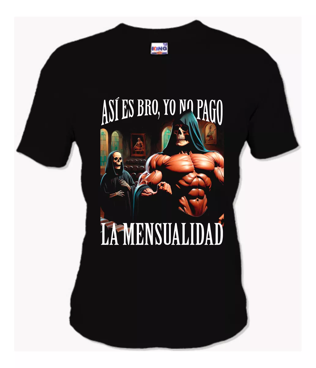 T-shirt Playera Gym Urban Calacas Chidas Memes Olimpica Ms00 | Walmart ...