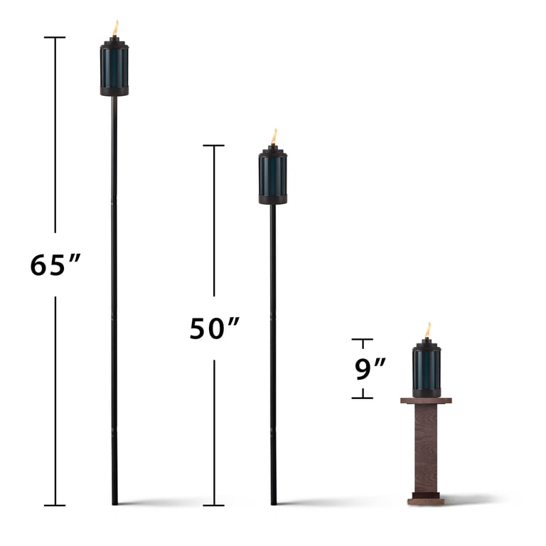 Vintage Brass Tiki Torch
