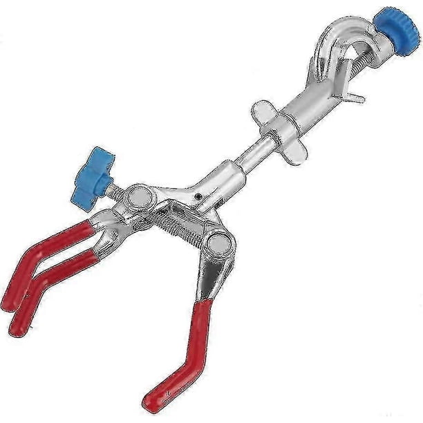 3 Adjustable Swivel Clamp, Finger Style Burette Flask Beaker Clamp ...