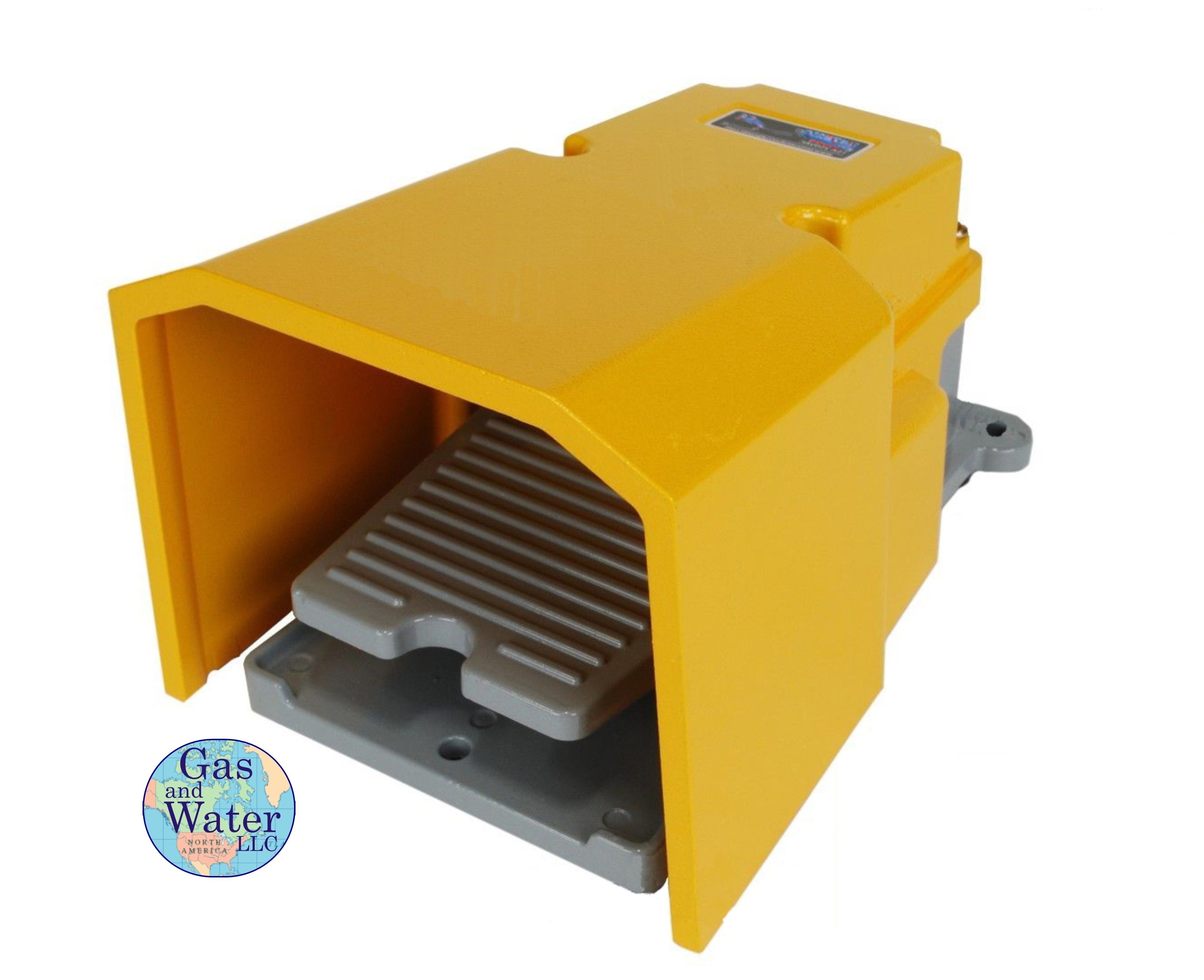 G&W Cast Reinforced Foot Switch Pedal 15A 250 VAC SPDT Heavy Duty Guard ...