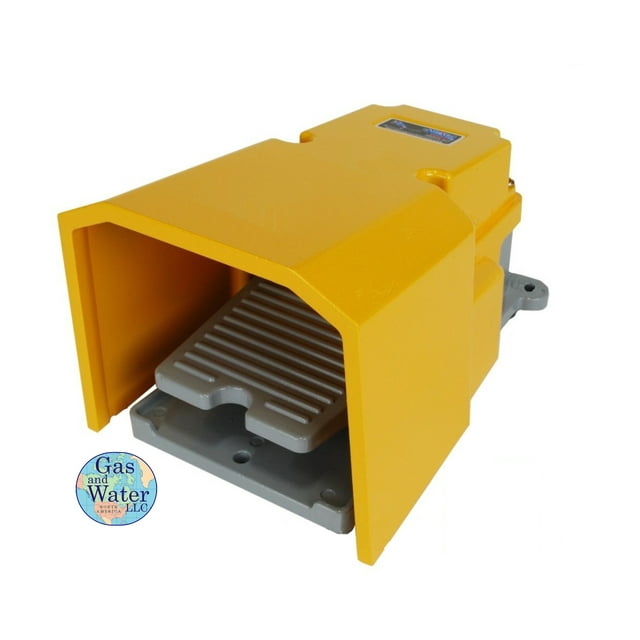 G&W Cast Reinforced Foot Switch Pedal 15A 250 VAC SPDT Heavy Duty Guard ...