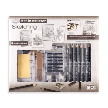Royal & Langnickel Essentials™ 134pc Sketching & Drawing Box Art Set ...