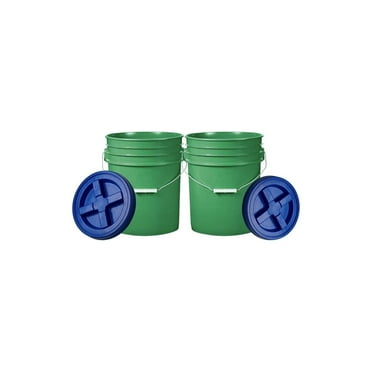 7 Gallon Letica White Bucket with Gamma Seal Lid (white) - Walmart.com