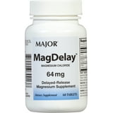 Major MagDelay Magnesium Chloride Supplement, 60 Delayed-Release ...