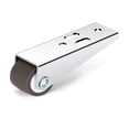 Sliding Door Bottom Wheel - Heavy-Duty Metal Rubber Roller, Multi-Mount ...