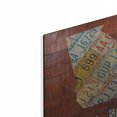 Luxe Metal Art 'Georgia Map' by Design Turnpike, Metal Wall Art, 12"x12 ...