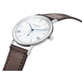 NOMOS Glashutte Ludwig 38 Manual Wind Stainless Steel White Dial Brown ...