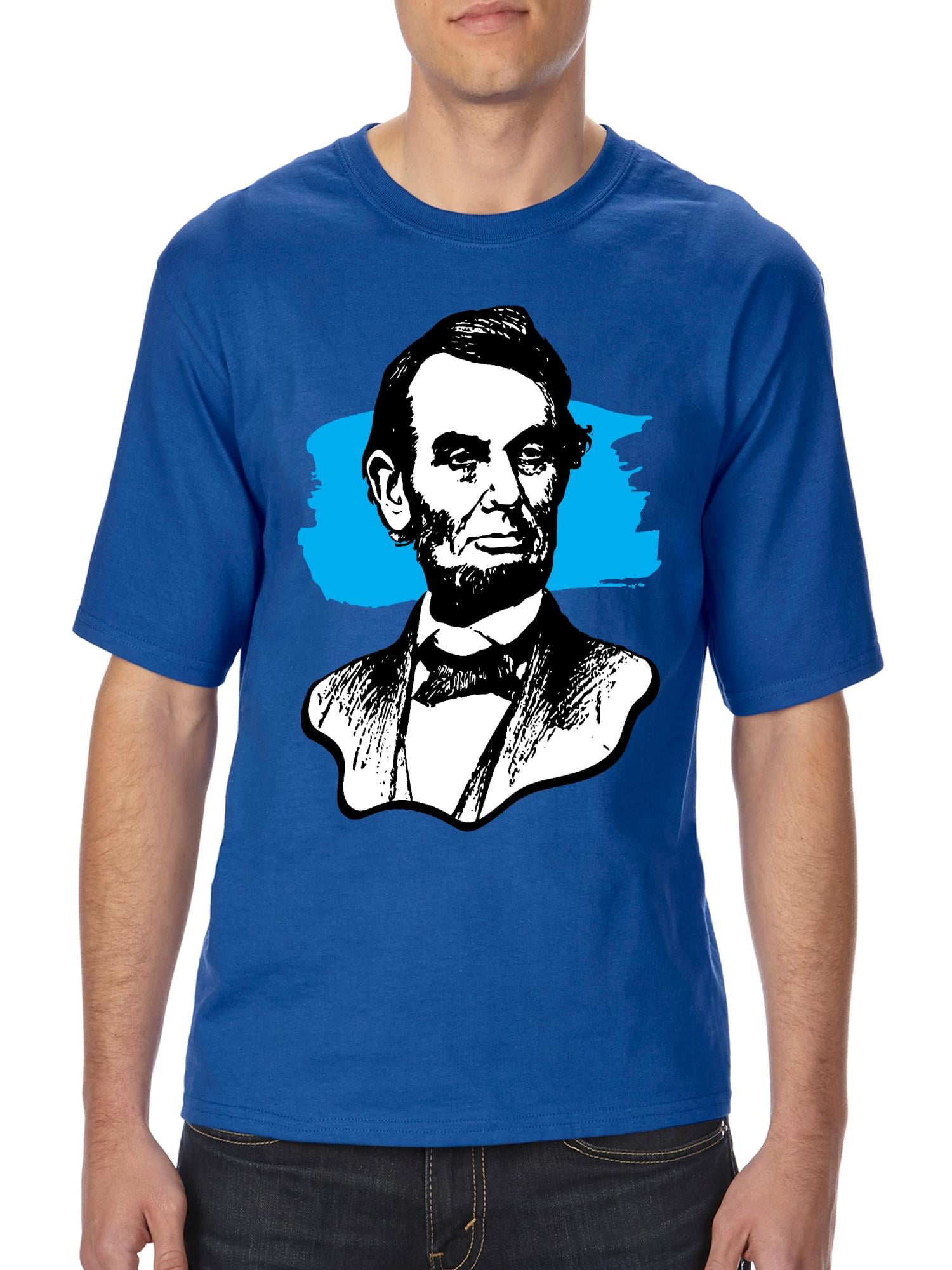 NIB - Big Men's T-Shirt - President Abraham Lincoln - Walmart.com
