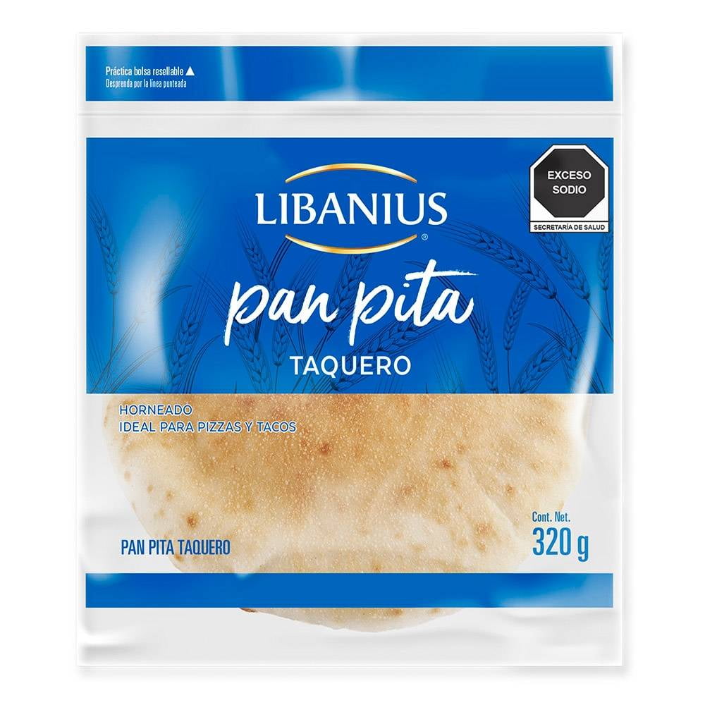 Pan pita Libanius taquero 320 g | Bodega Aurrera en línea