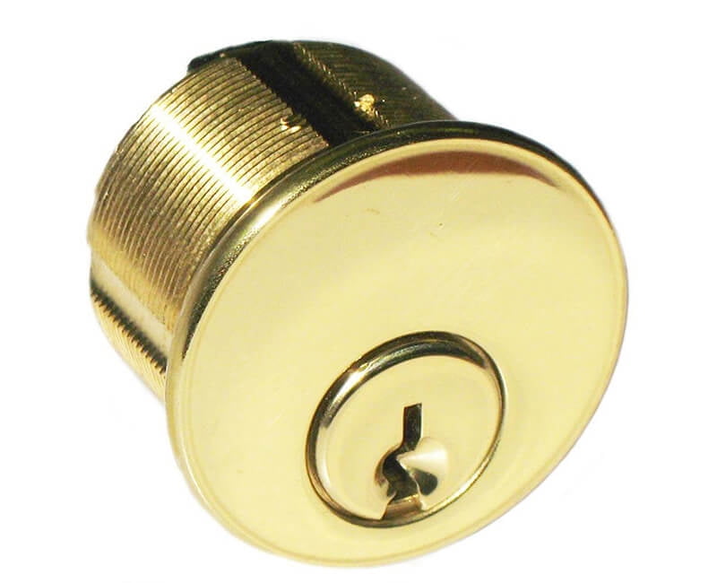 15/16 Ilco Mortise Cylinder AR1 Keyway Brass - Walmart.com
