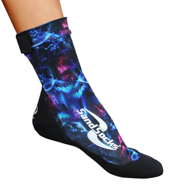 Sand Socks for Beach Soccer, Sand Volleyball and Snorkeling (Nebula ...