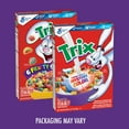 Trix Fruity Breakfast Cereal, 6 Fruity Shapes, Whole Grain, 10.7 OZÂ ...