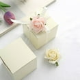 Efavormart 100 pcs of 3x3x3 Ivory Favor Box for Candy Treat Gift Wrap ...