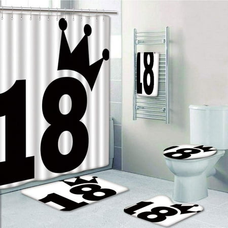 EREHome 18th Birthday Cartoon Soccer Jersey Seem Bold 18 Number Party 5 ...