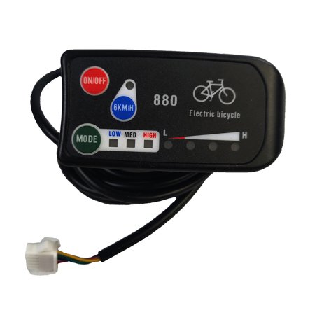 ViiTech 36/48V E-Bicycle LED Meter Electric Bicycle Modified Display ...