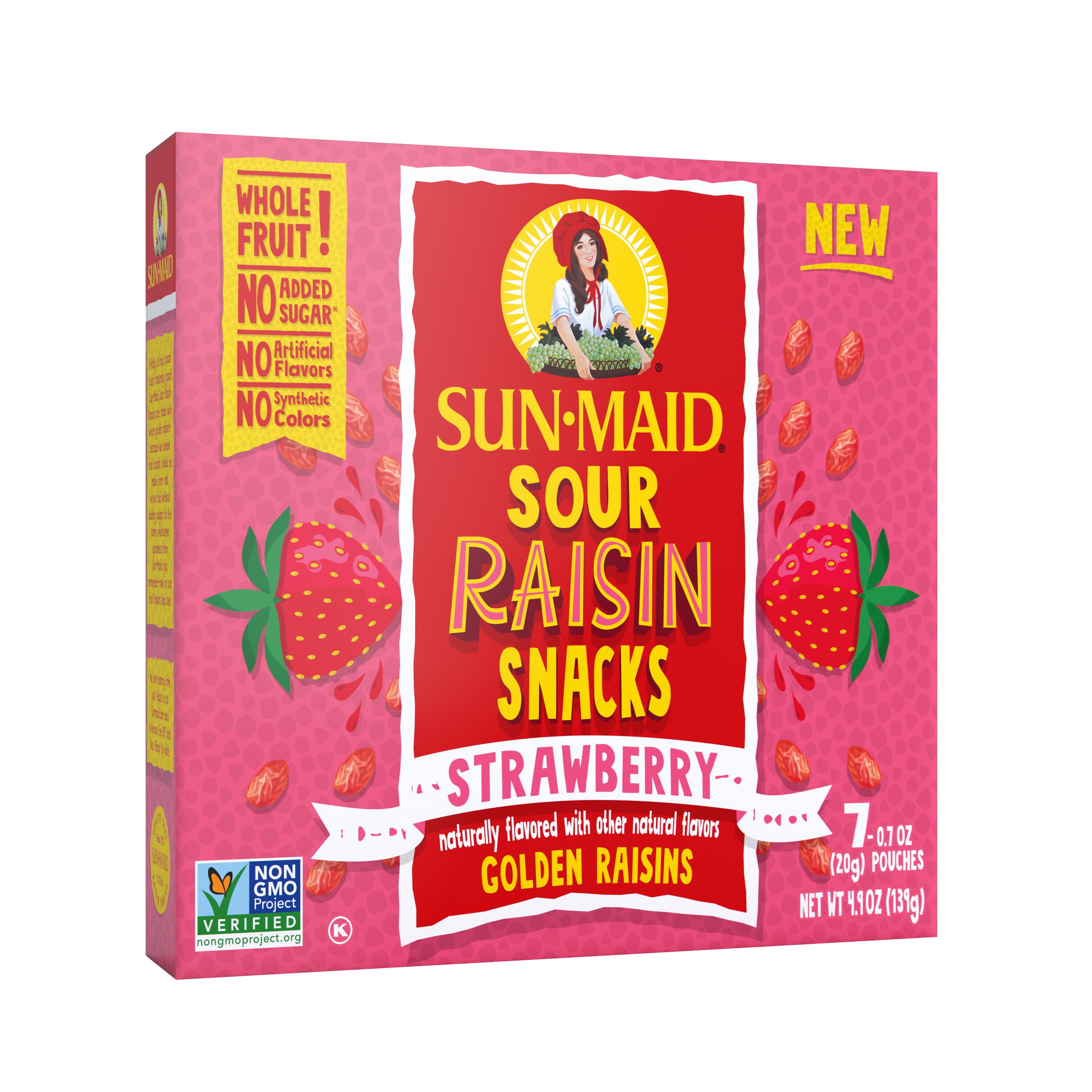 Sun-Maid Fruity Raisin Strawberry Snacks - 7ct/4.9oz – BrickSeek