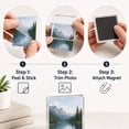 Blank Acrylic Fridge Magnets, 10 Pack 2"x2" Clear Square DIY Photo ...