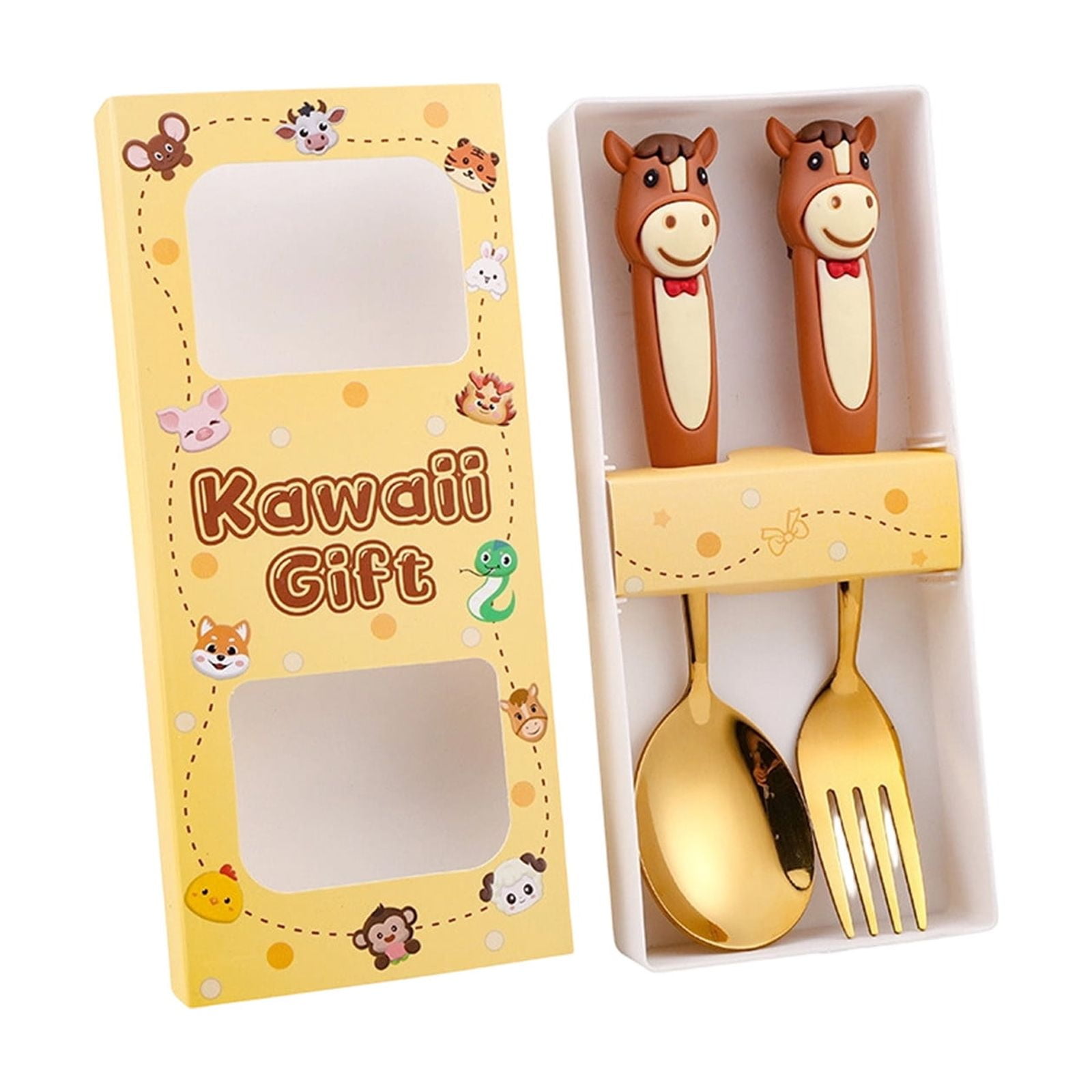 Click here for Xzngl Stainless Steel Fork And Spoon Set With Hors... prices