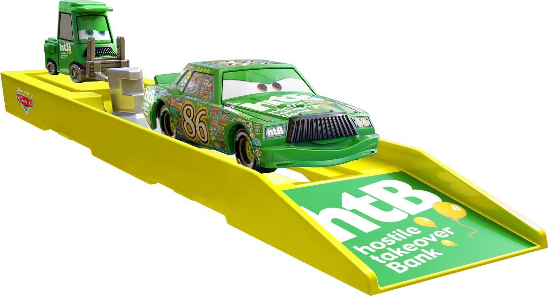 Disney Cars Pit Crew Launchers 64 Piston Cup Racer Vehicle Disney Cars Pit Crew Launchers 64 Piston Cup Racer Vehicle