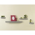 Melannco Chunky Ledges Shelves, Set of 4, Distressed Grey - Walmart.com
