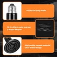 HIBIBUD 150W Ceramic Heat Emitter,Reptile Heat Lamp No Light Emitting ...
