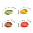 Silicone Fruit Storage Box Set of 4, Refrigerator Fresh Keeper for ...