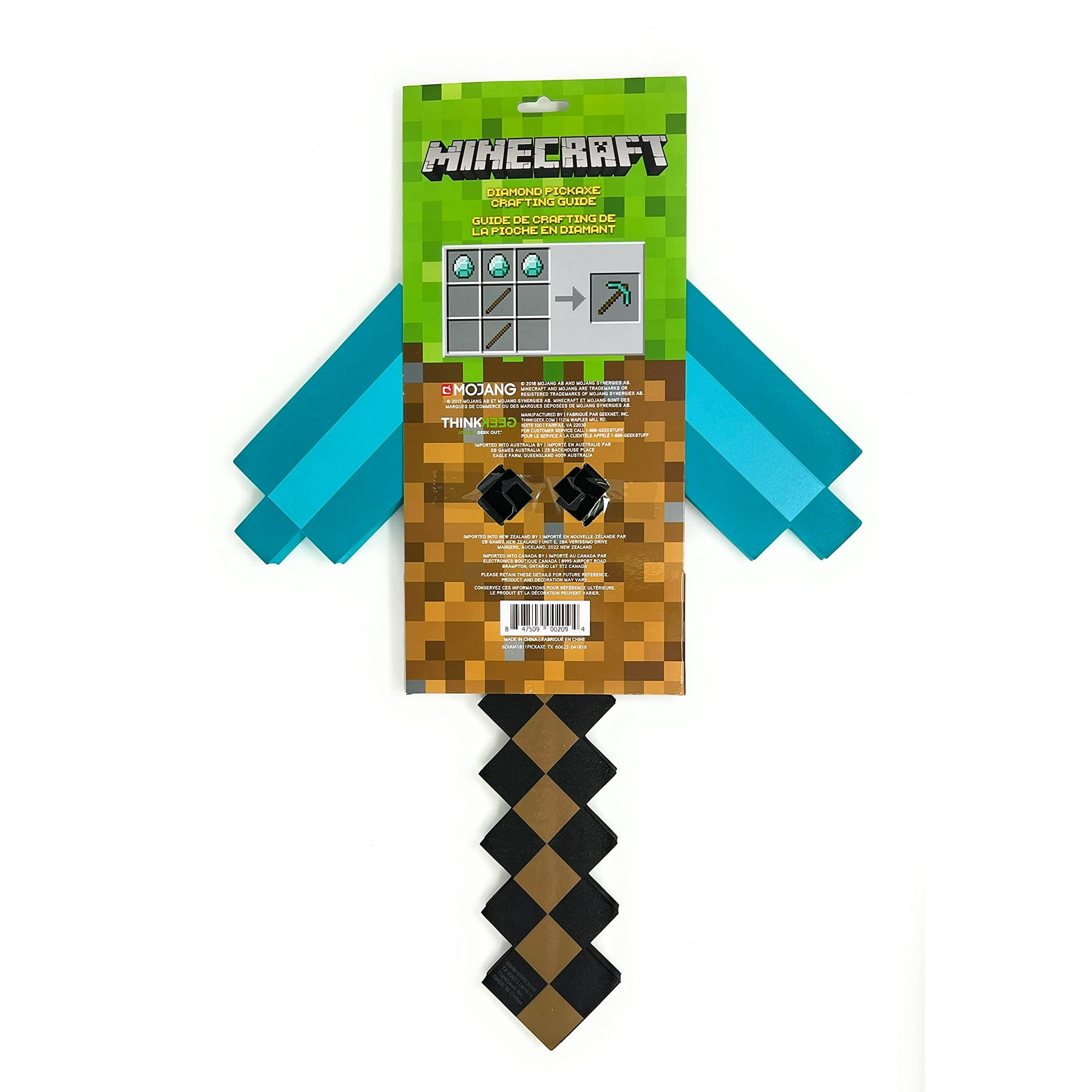 Minecraft Diamond Pickaxe And Sword