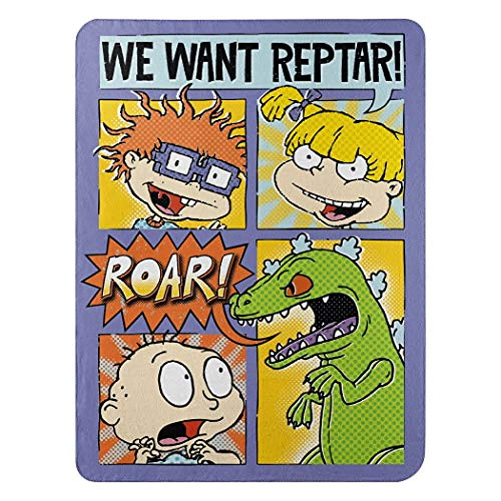 The Northwest Company Rugrats Nick Rewind Comic Strip Fleece Throw ...