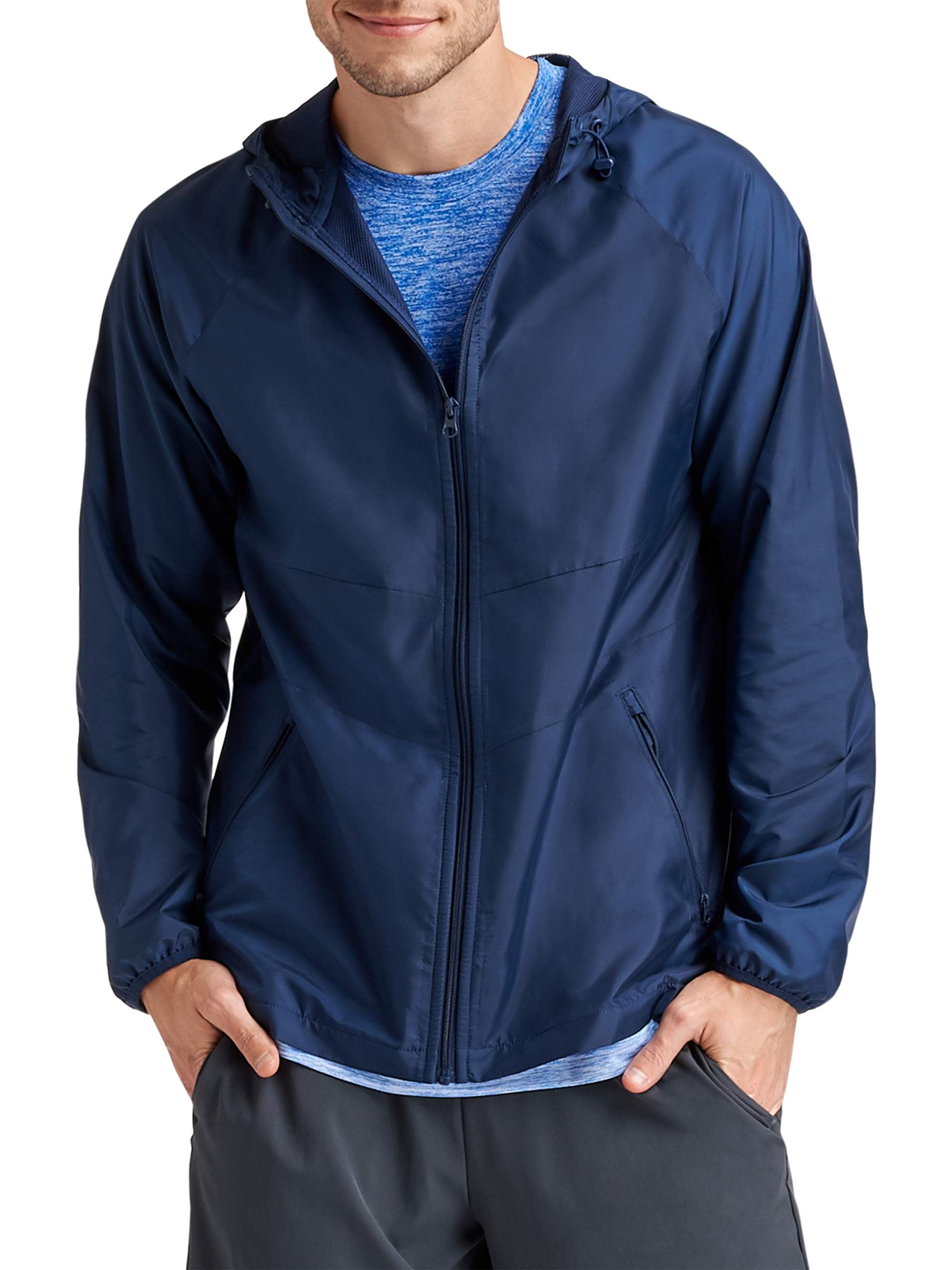 Russell Men's and Big Men's Full Zip Windbreaker, up to Size 5XL ...