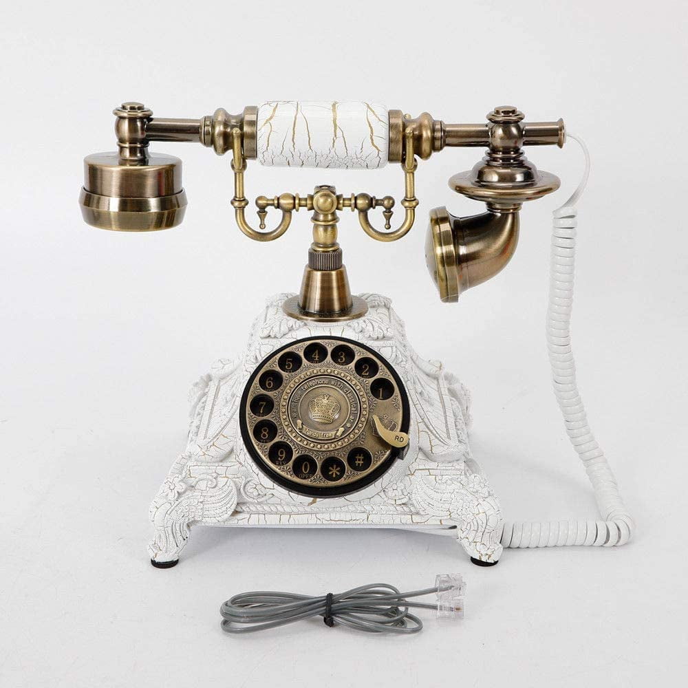 FETCOI Retro Rotary Phone, Vintage Telephone Retro Phone Old Fashion ...