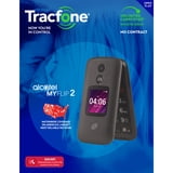Tracfone TCL MyFlip 2, 4GB Black- No Contract Prepaid Phone - Walmart.com