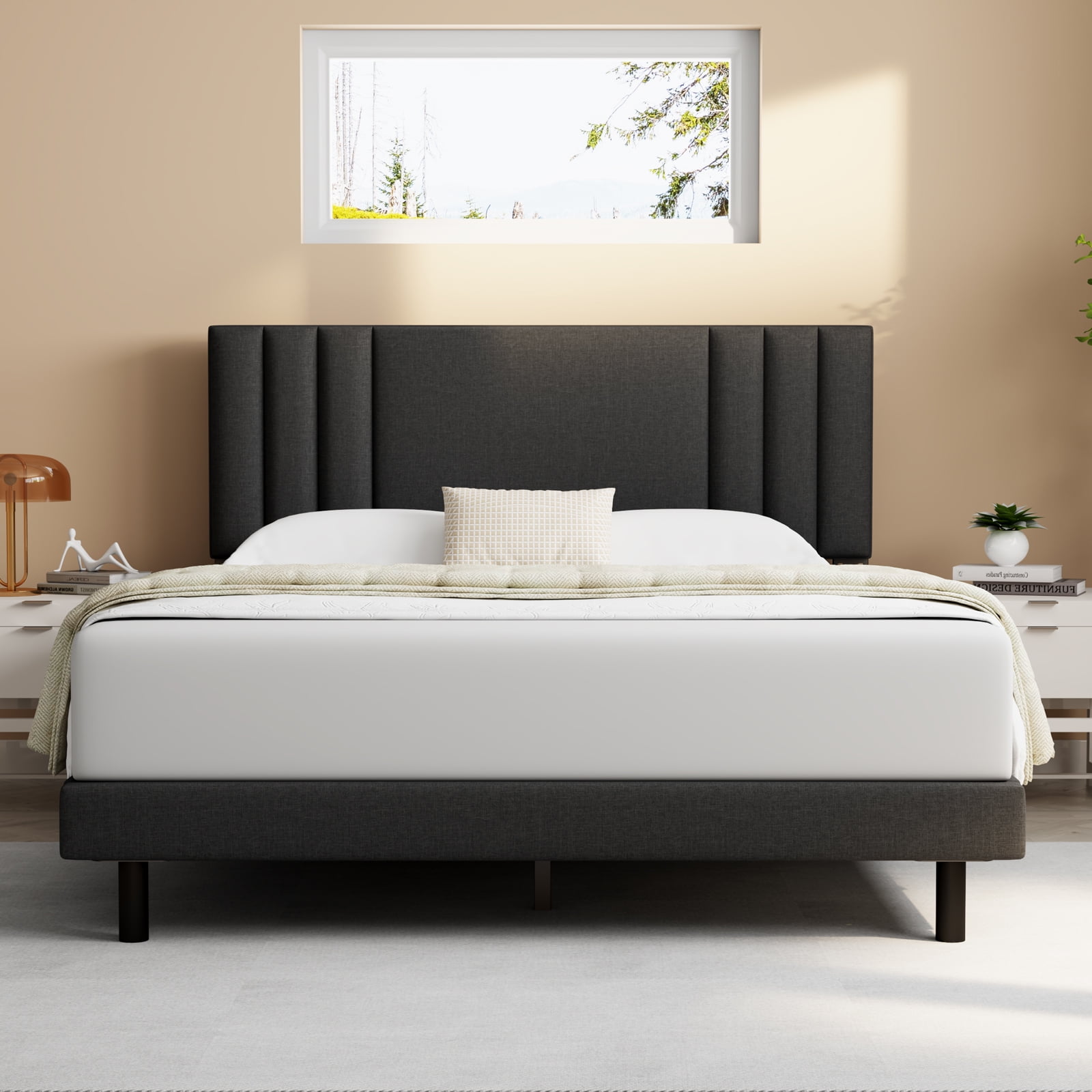 Click here for Queen Bed Frame  Gelbiy Platform Bed Frames Queen... prices