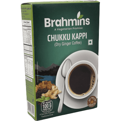 Pack Of 2 - Brahmins Instant Ginger Coffee Chukku Kappi - 100 Gm (3.5 ...